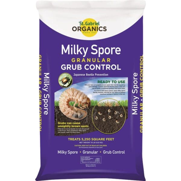 St. Gabriel Organics Milky Spore - 15lb Bag | Hsu Growing Supply - soil mulch compost delivery ...